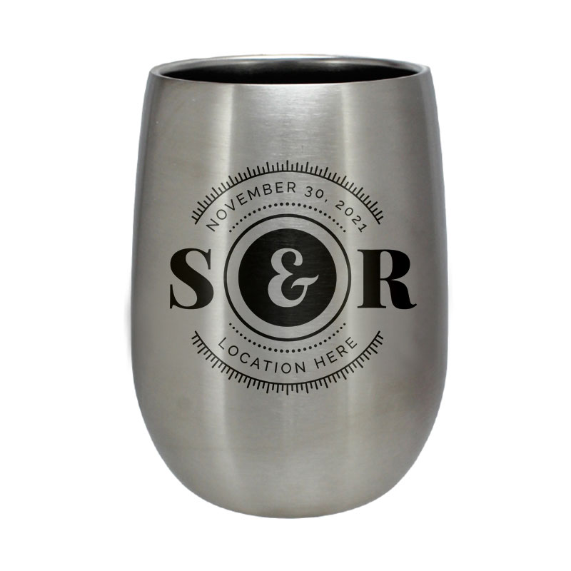 16 oz Stainless Steel Festival Cup - Branded Brewsky