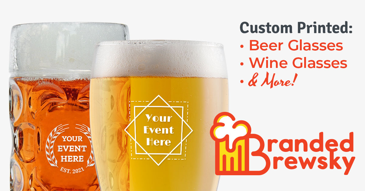 Branded Brewsky | Personalized Beer Glasses, Wine Glasses & More